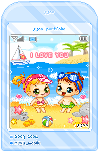 cute kawaii mobile phone screen (in Animated GIFs)