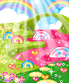cute kawaii candy land (in Animated GIFs)