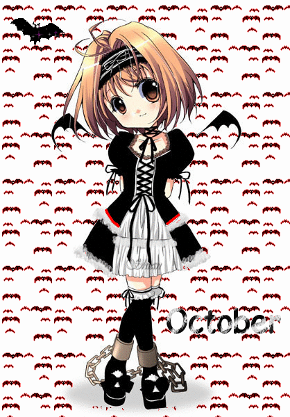 October's Halloween Anime Girl (in Seasonal)