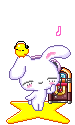 Sleeping Co Bunny (in Animated GIFs)